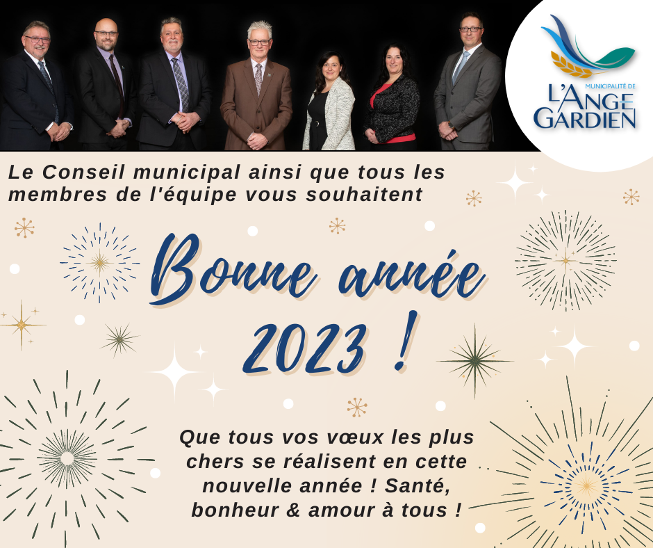 Bonne année 2023 ! – Municipalité de L'Ange-Gardien