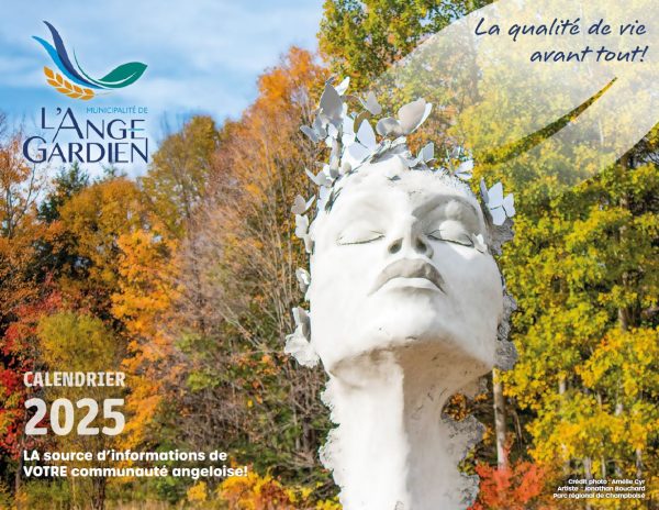 Calendrier municipal 2025 – Municipalité de L'Ange-Gardien